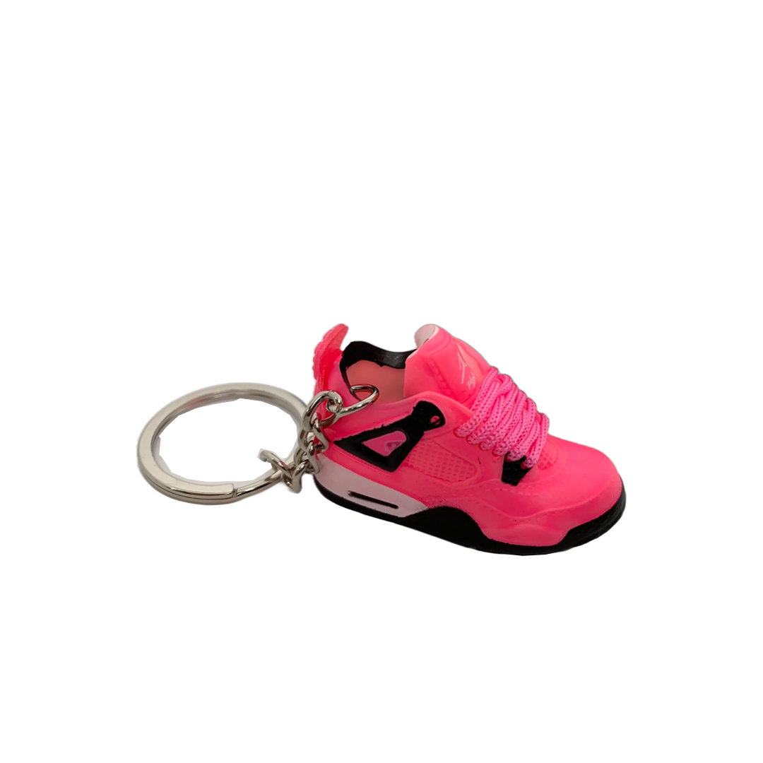 AJ4 PINK SNEAKER KEYCHAIN – NRML