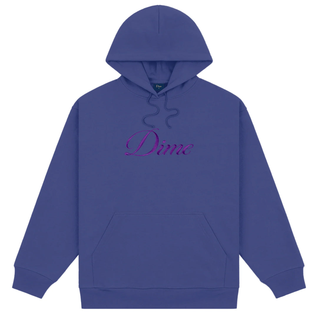 CURSIVE LOGO HOODIE INDIGO – NRML