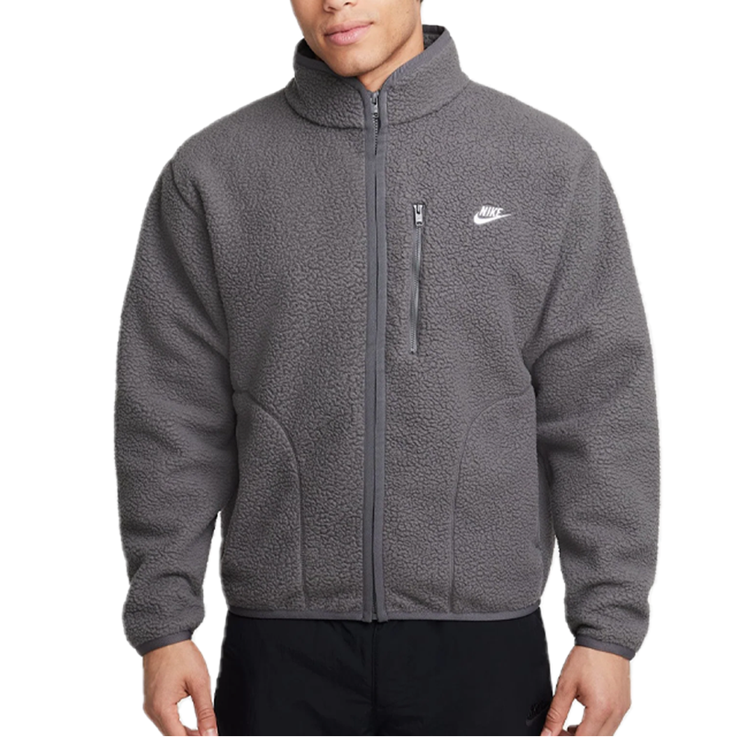 SPORTSWEAR CLUB FLEECE JACKET IRON GREY – NRML
