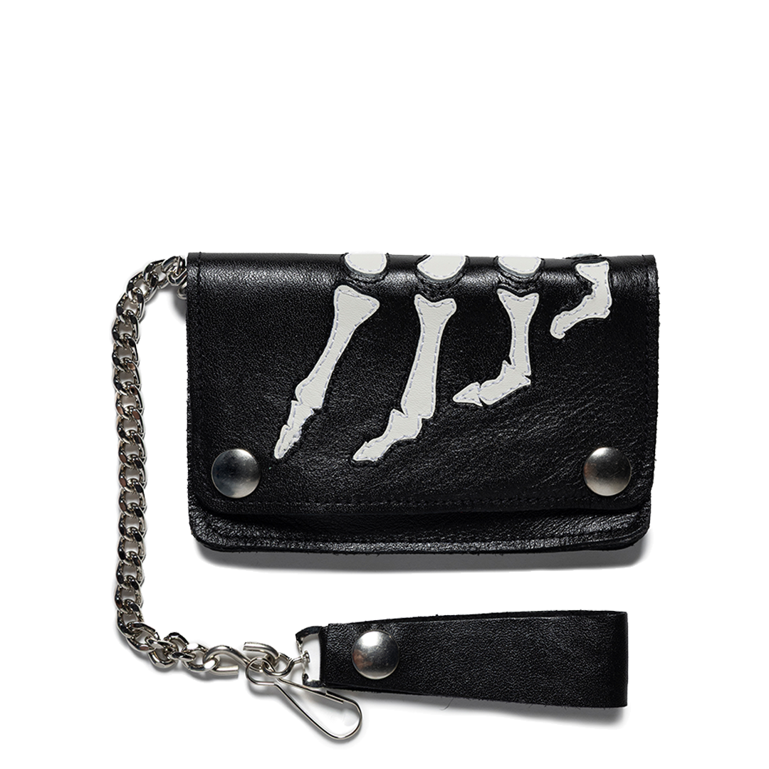 VANSON SKELETON WALLET BLACK – NRML