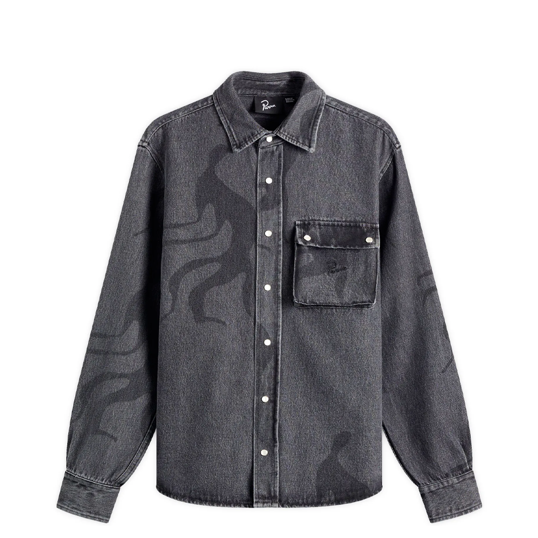 THE STALKERS SHIRT WASHED GREY – NRML